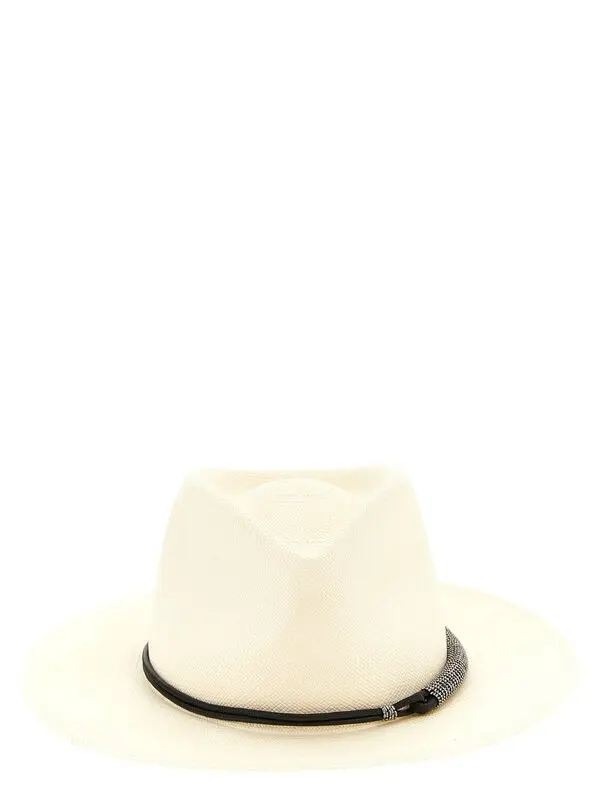 Brunello Cucinelli Monile Hat - Cream