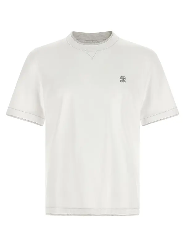 Brunello Cucinelli Double Layer T-shirt