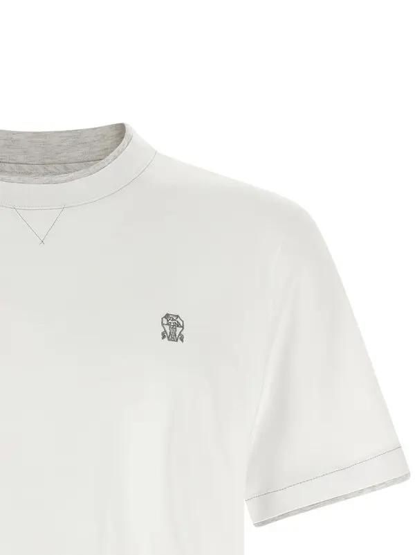 Brunello Cucinelli Double Layer T-shirt
