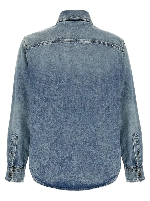 Versace Medusa' Shirt - Blue