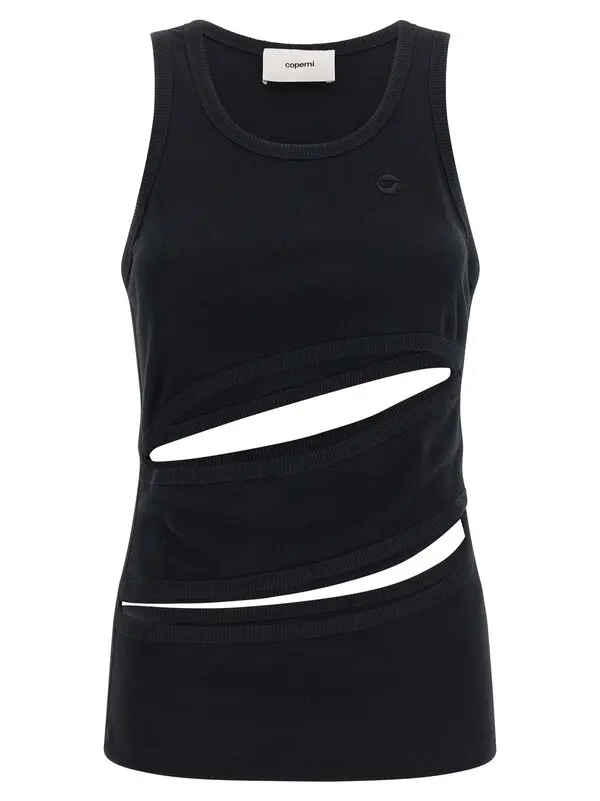 Coperni Spiral' Tank Top - Black