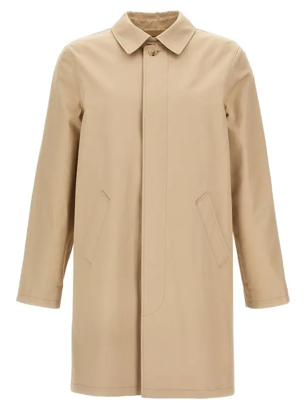 A.p.c. Mac Ville' Trench Coat - Cream