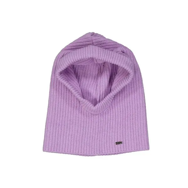 Herno Wool Balaclava Hat - Purple