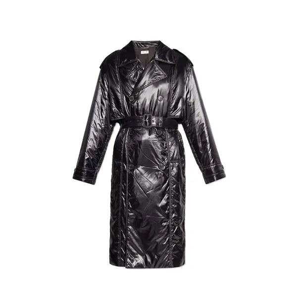 Saint Laurent Lightweight Padded Coat - Black