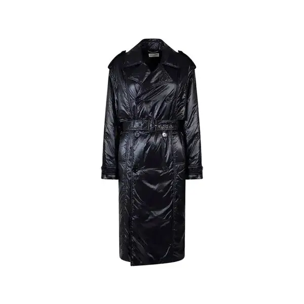 Saint Laurent Lightweight Padded Coat - Black
