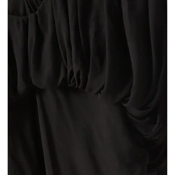 Saint Laurent Mini Draped Dress
