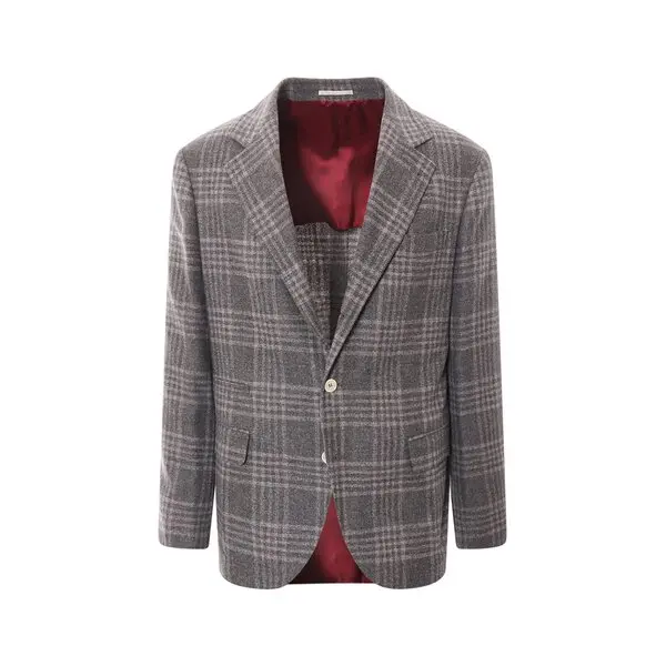 Brunello Cucinelli Blazer Jacket - Gray