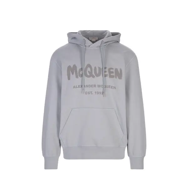 Alexander McQueen Hoodie Sweatshirt - Gray