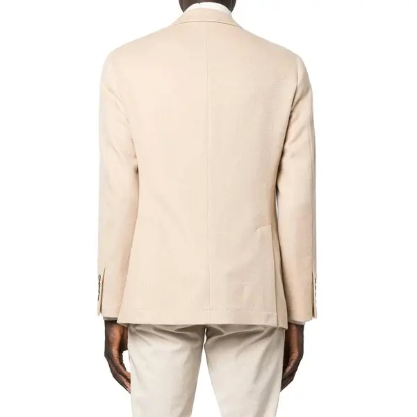 Brunello Cucinelli Wool Double-breasted Jacket - Cream