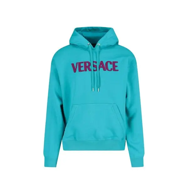 Versace Cotton Logo Sweatshirt - Green