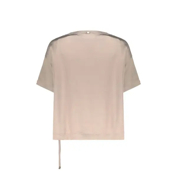 Herno Asymmetric Short-sleeve Blouse
