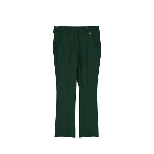 Herno Cropped Trousers - Green