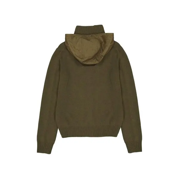 Herno Cashmere Zipped Hooded Sweater