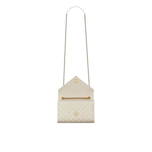 Saint Laurent Envelope Small Bag - Cream