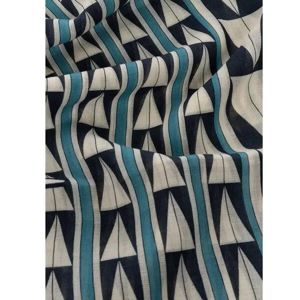 LANVIN Wool Scarf - Blue
