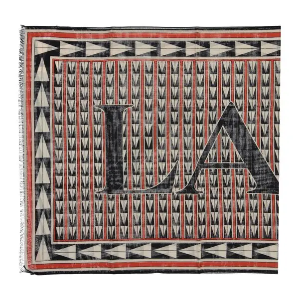 LANVIN Wool Scarf - Black