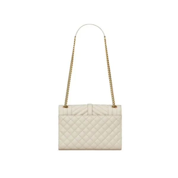 Saint Laurent Envelope Medium Bag - Cream