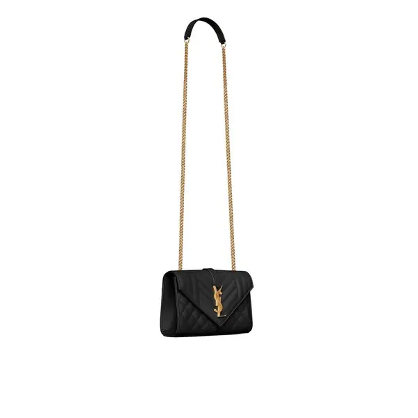 Saint Laurent Envelope Small Bag - Black