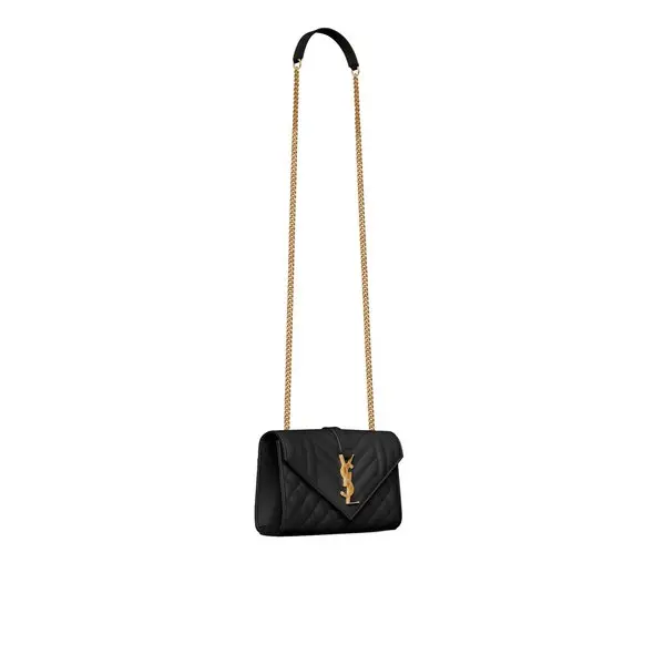 Saint Laurent Envelope Bag - Black
