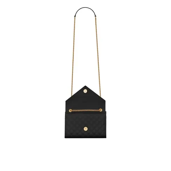 Saint Laurent Envelope Bag - Black
