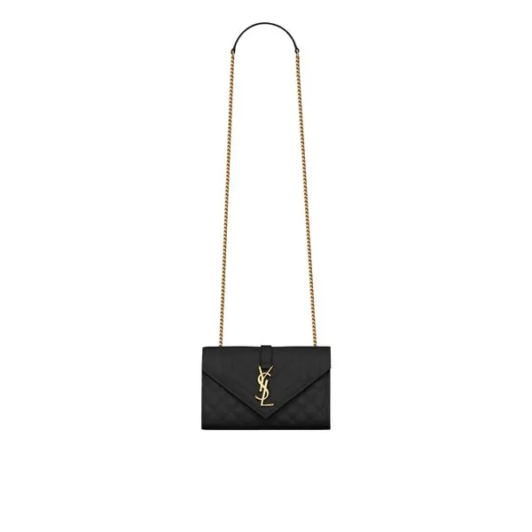 Saint Laurent Envelope Bag - Black