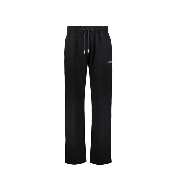 Off-White Cotton Track Pants