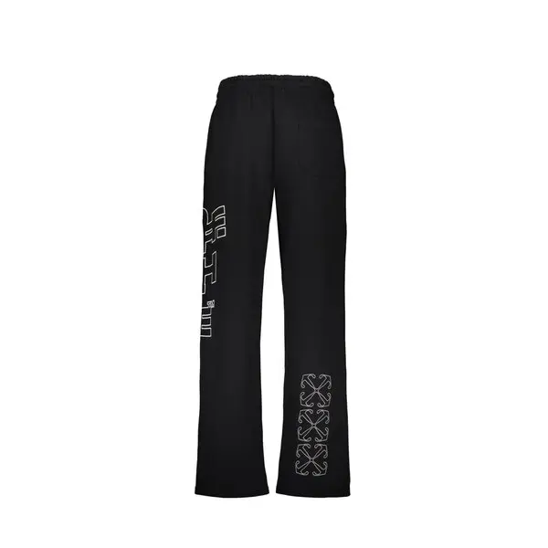 Off-White Cotton Track Pants