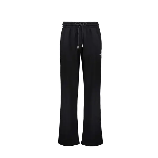 Off-White Cotton Track Pants - Black