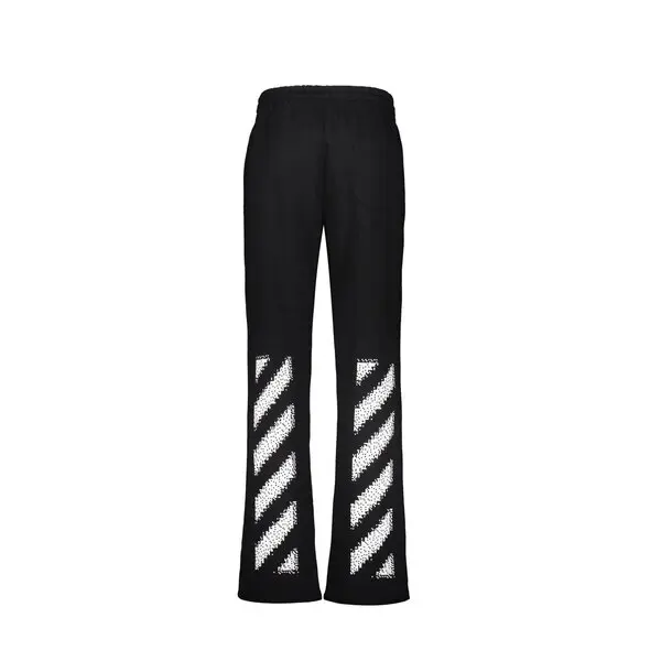 Off-White Cotton Track Pants - Black