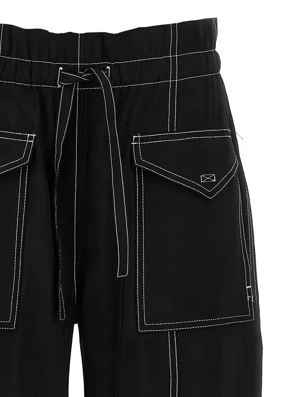 GANNI Light Slub Pocket' Pants
