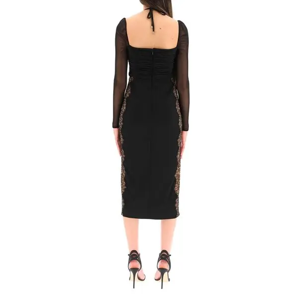 SELF-PORTRAIT Lace Trim Dress