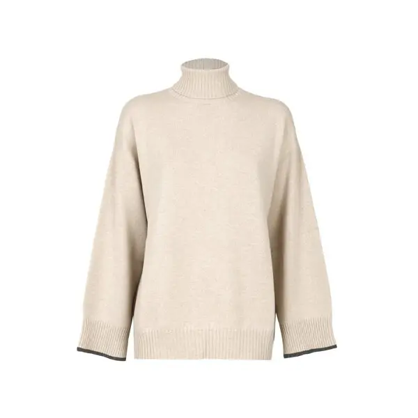 Brunello Cucinelli Cashmere Sweater - Cream