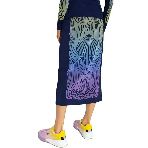 Stella McCartney Printed Velvet Skirt