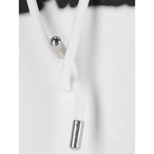 Off-White Hooded Sweatshirt - White