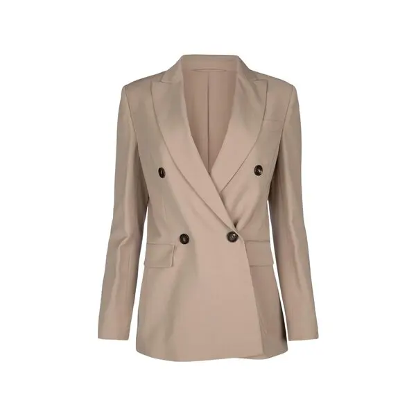 Brunello Cucinelli Wool Jacket - Cream