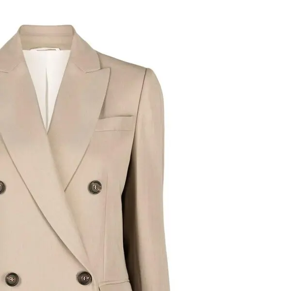 Brunello Cucinelli Wool Jacket - Cream