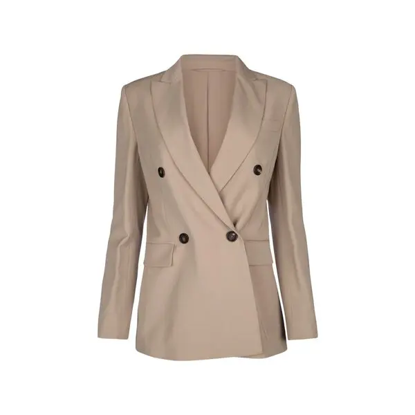 Brunello Cucinelli Wool Jacket - Cream