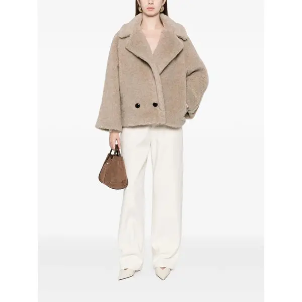 Max Mara Neutrals Coats Double Breasted & Peacoats