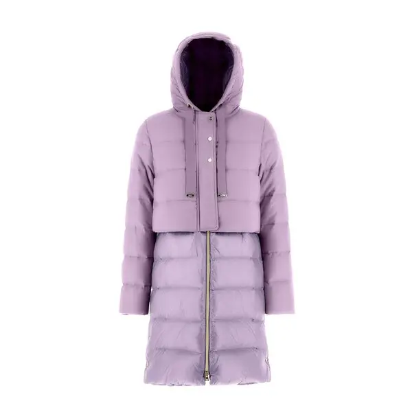 Herno Wool Down Coat - Purple