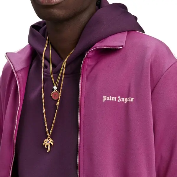 Palm Angels Logo Track Sweatshirt - Pink