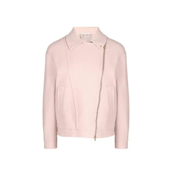Herno Wool Biker Jacket - Pink