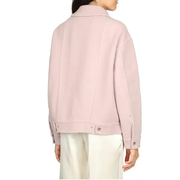 Herno Wool Biker Jacket - Pink