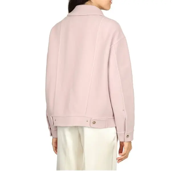 Herno Wool Biker Jacket - Pink