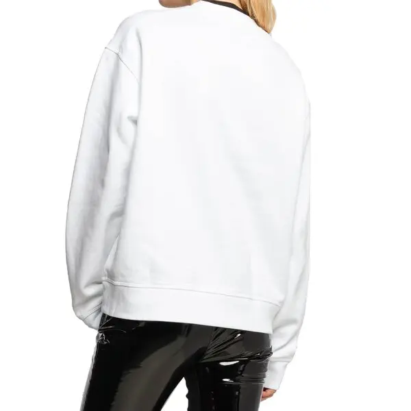 Dsquared2 Cotton Logo Sweatshirt - White