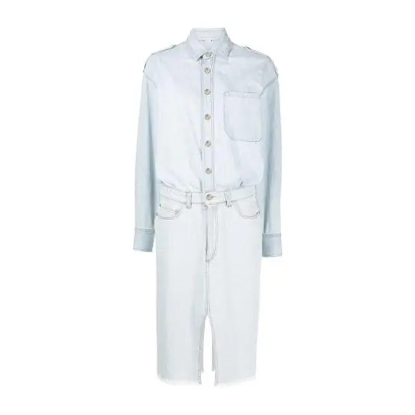 Stella McCartney Denim Shirt Dress - Blue