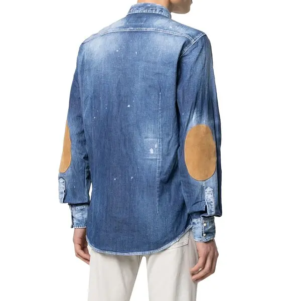 Dsquared2 Distressed Effect Denim Shirt