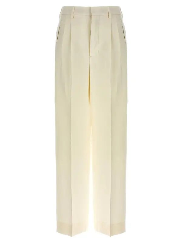 AMI Paris Tailored Trousers - White