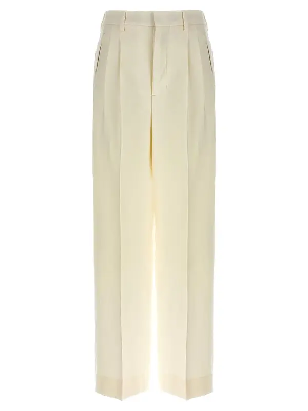AMI Paris Tailored Trousers - White