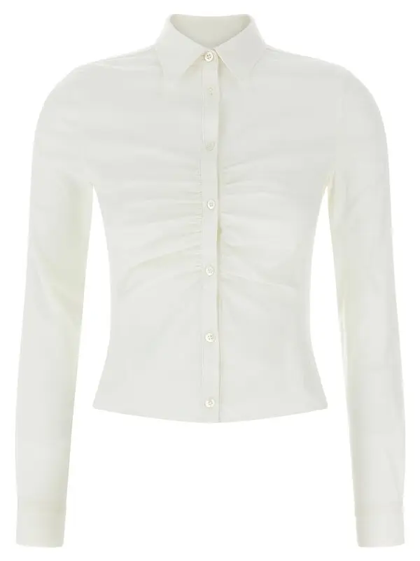 Balenciaga Oxford Cotton Shirt - White