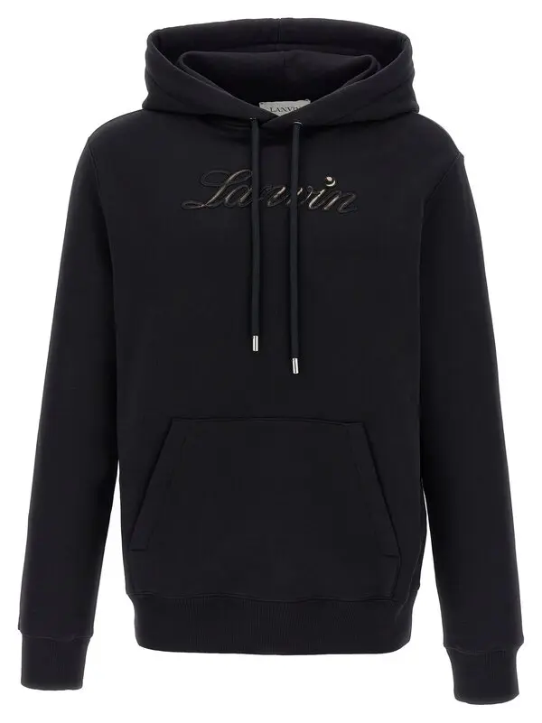 LANVIN Logo Hoodie - Black